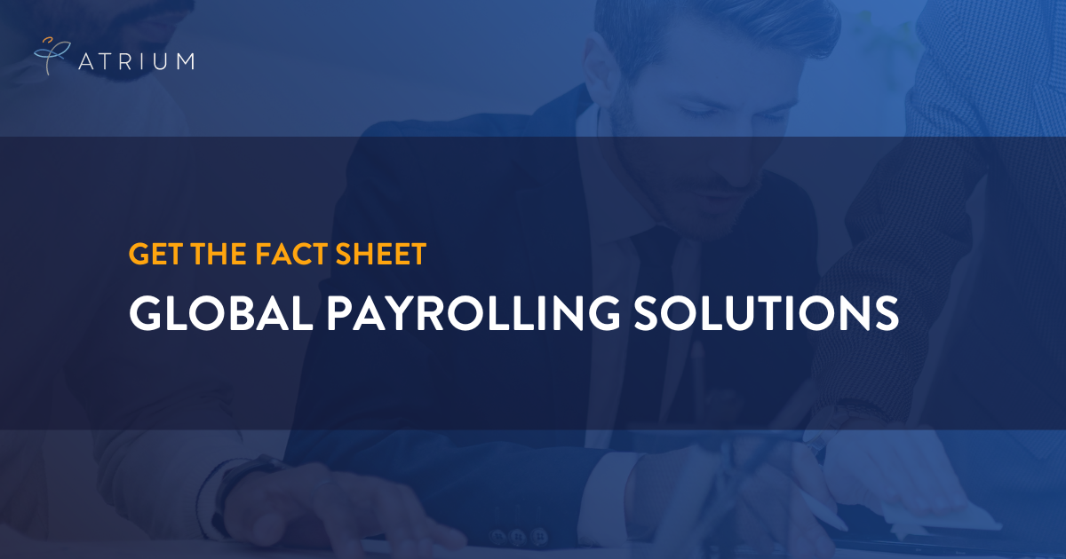 Fact Sheet: Global EOR Payrolling | AtriumWORKS™