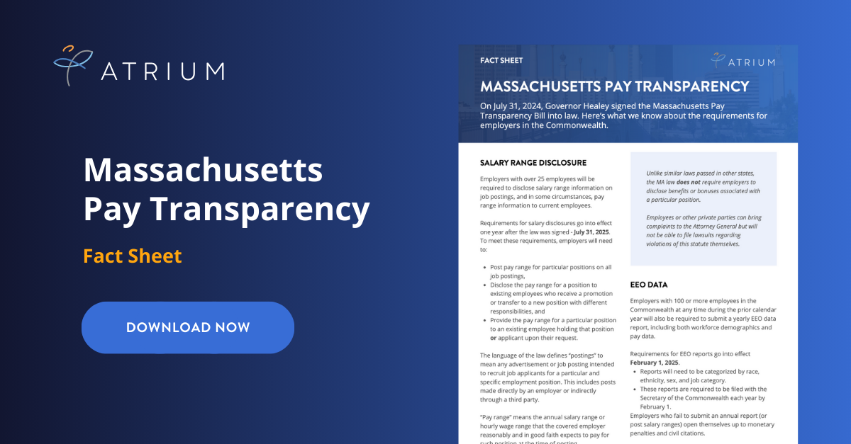 Fact Sheet: Massachusetts Pay Transparency | Atrium