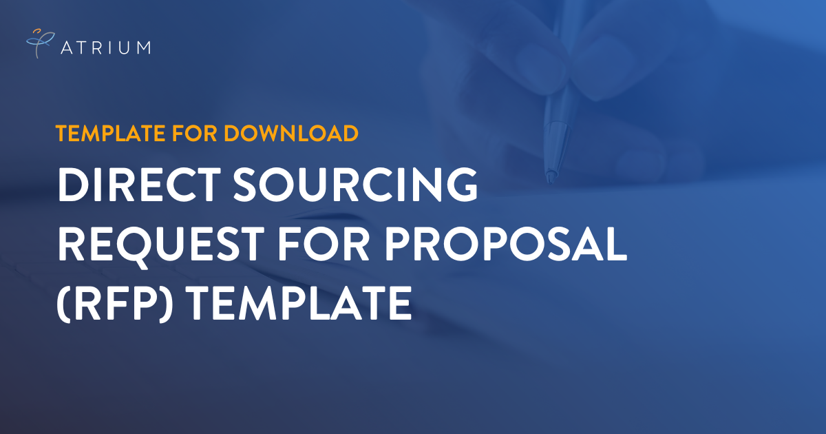 Customizable Direct Sourcing RFP Template for Download | Atrium